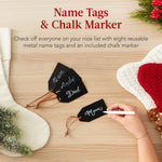 Christmas Stocking Stand, Decor Display w/ Name Tags, Chalk Marker- 3f ...