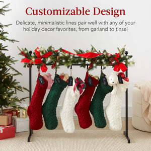 Christmas Stocking Stand, Decor Display w/ Name Tags, Chalk Marker- 3f ...
