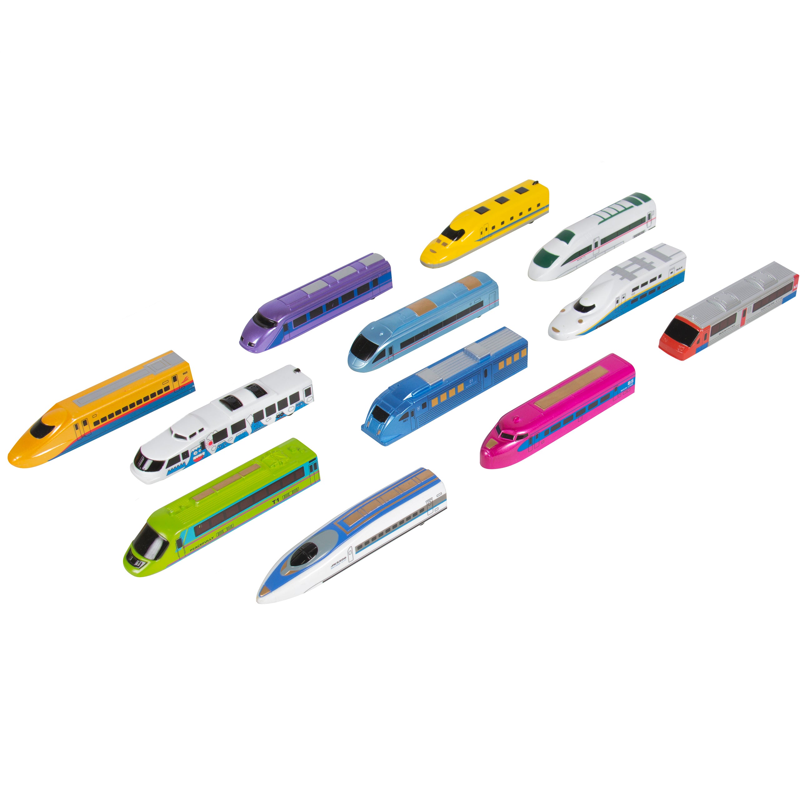 12-Piece Pullback Train Set - Multicolor – Best Choice Products