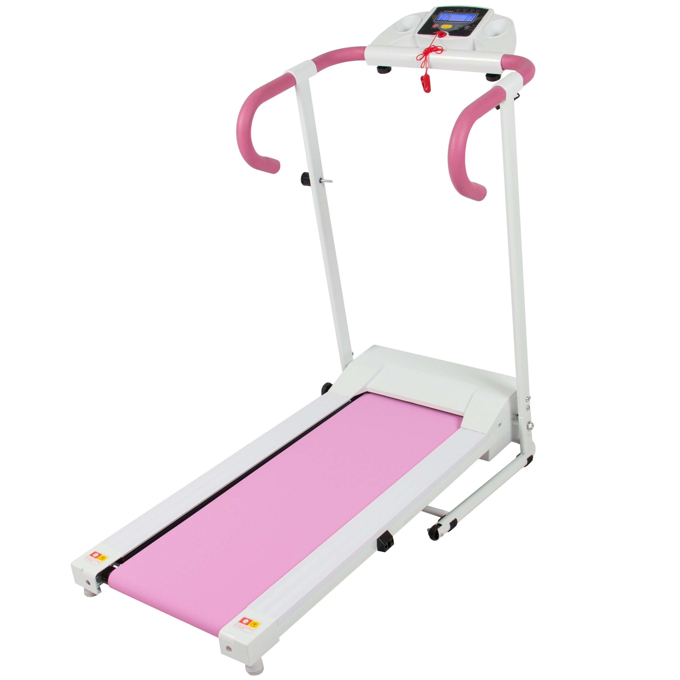 500W Portable Folding Electric Motorized Treadmill - Pink – Best Choice ...