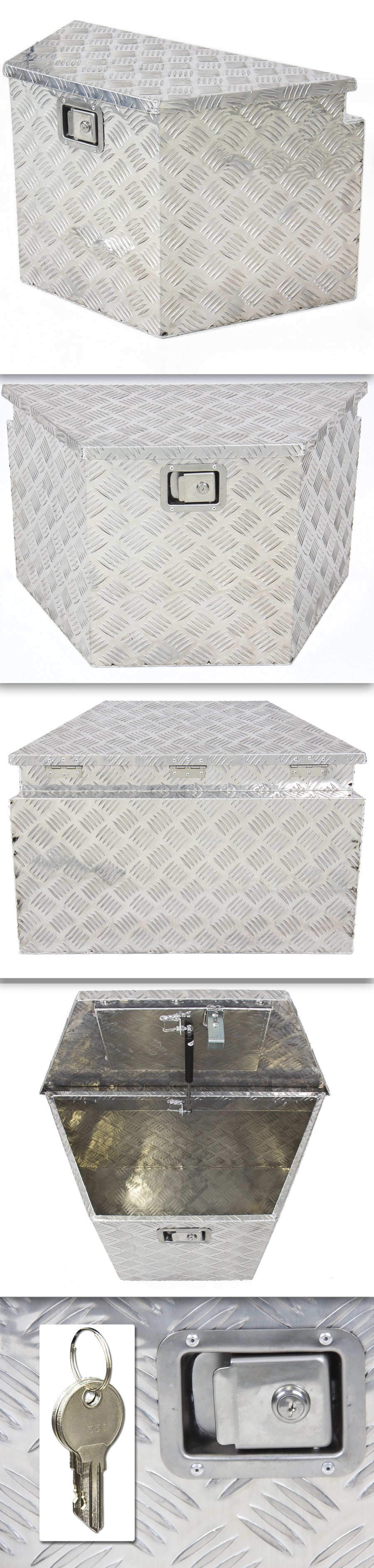 Aluminum Underbody Storage Box - Silver – Best Choice Products